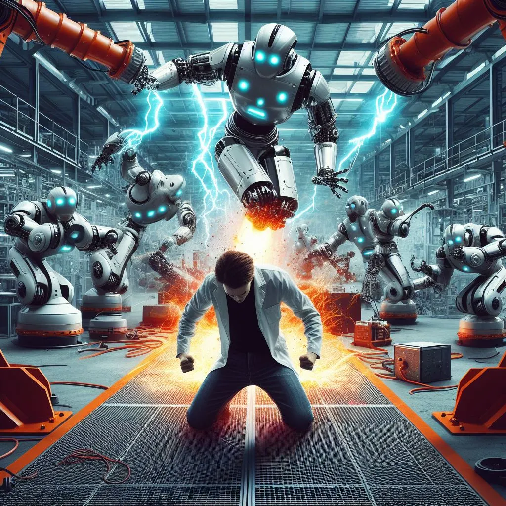 Robô Ataca Funcionário Em Fábrica Da Tesla