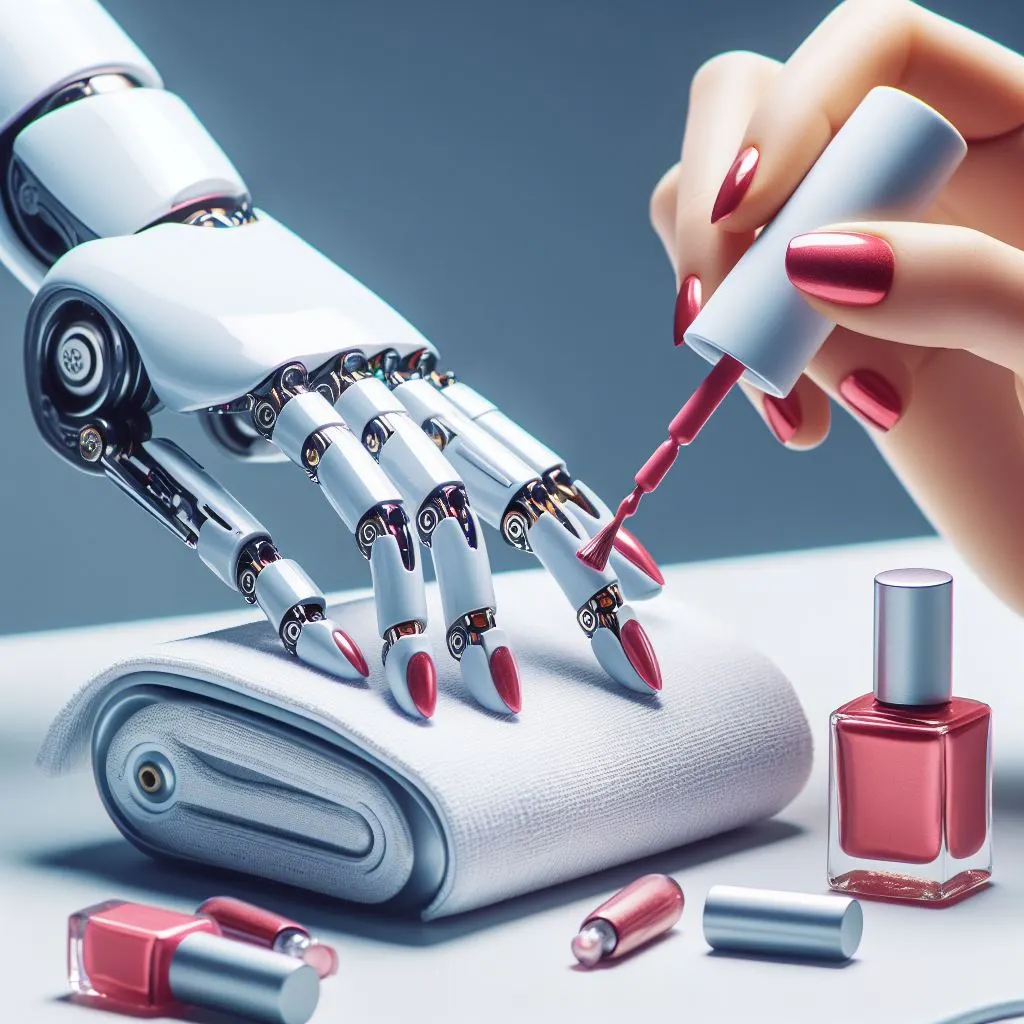 Nimble: o robô manicure de inteligência artificial